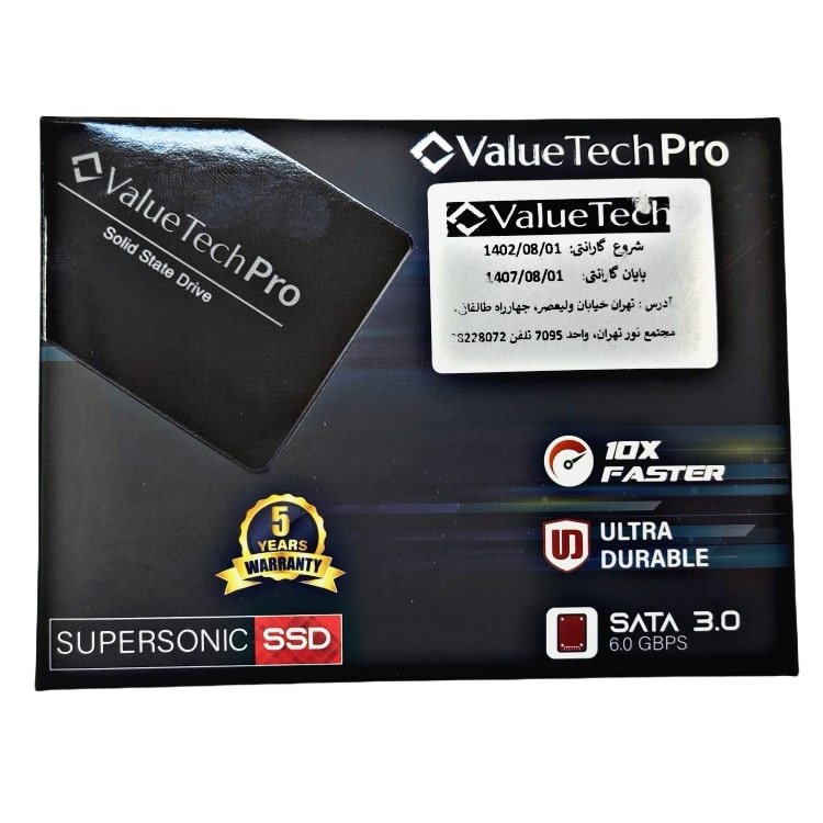 قیمت و خرید حافظه SSD ولیوتک VALUE TECH PRO 256G - آرون کامپیوتر