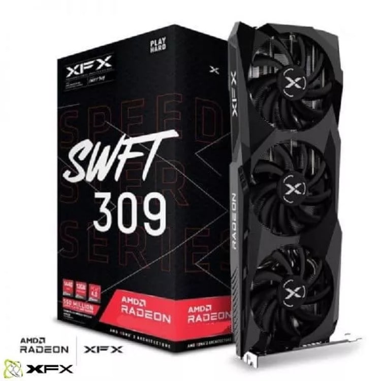 قیمت و خرید کارت گرافیک RX 6900 XT XFX AMD SWFT 319 16GB - آرون کامپیوتر