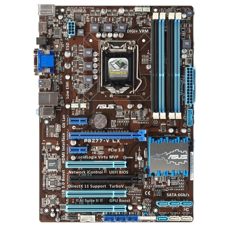 خرید مادربرد ایسوس ASUS P8Z77-V LX | قدرتمند برای پردازنده های نسل 2 و 3 - آرون کامپیوتر
