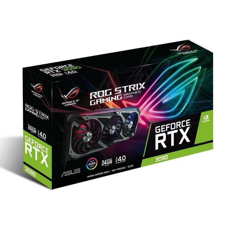 کارت گرافیک ایسوس مدل ROG STRIX RTX 3090 OC حافظه 24 گیگابایت - آرون ...